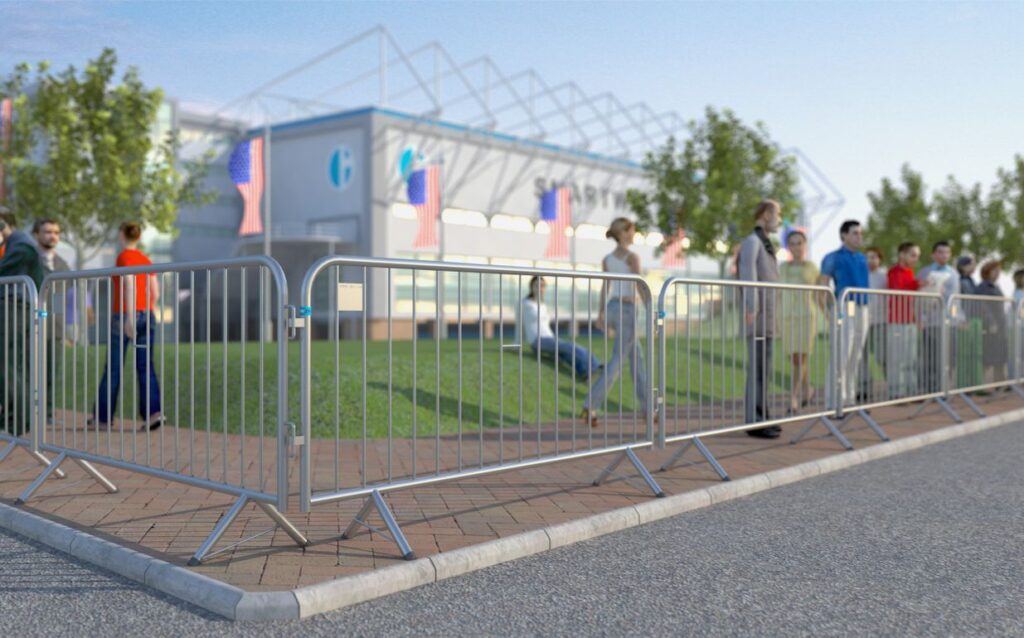 Pedestrian Barricade – Fixed Leg Fencing - Valtir Rentals